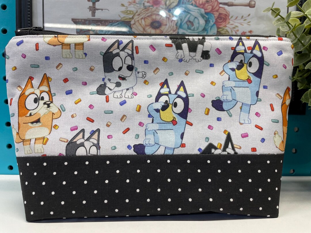 Makeup Bag Made in a Licensed Bluey Fabric - Etsy
