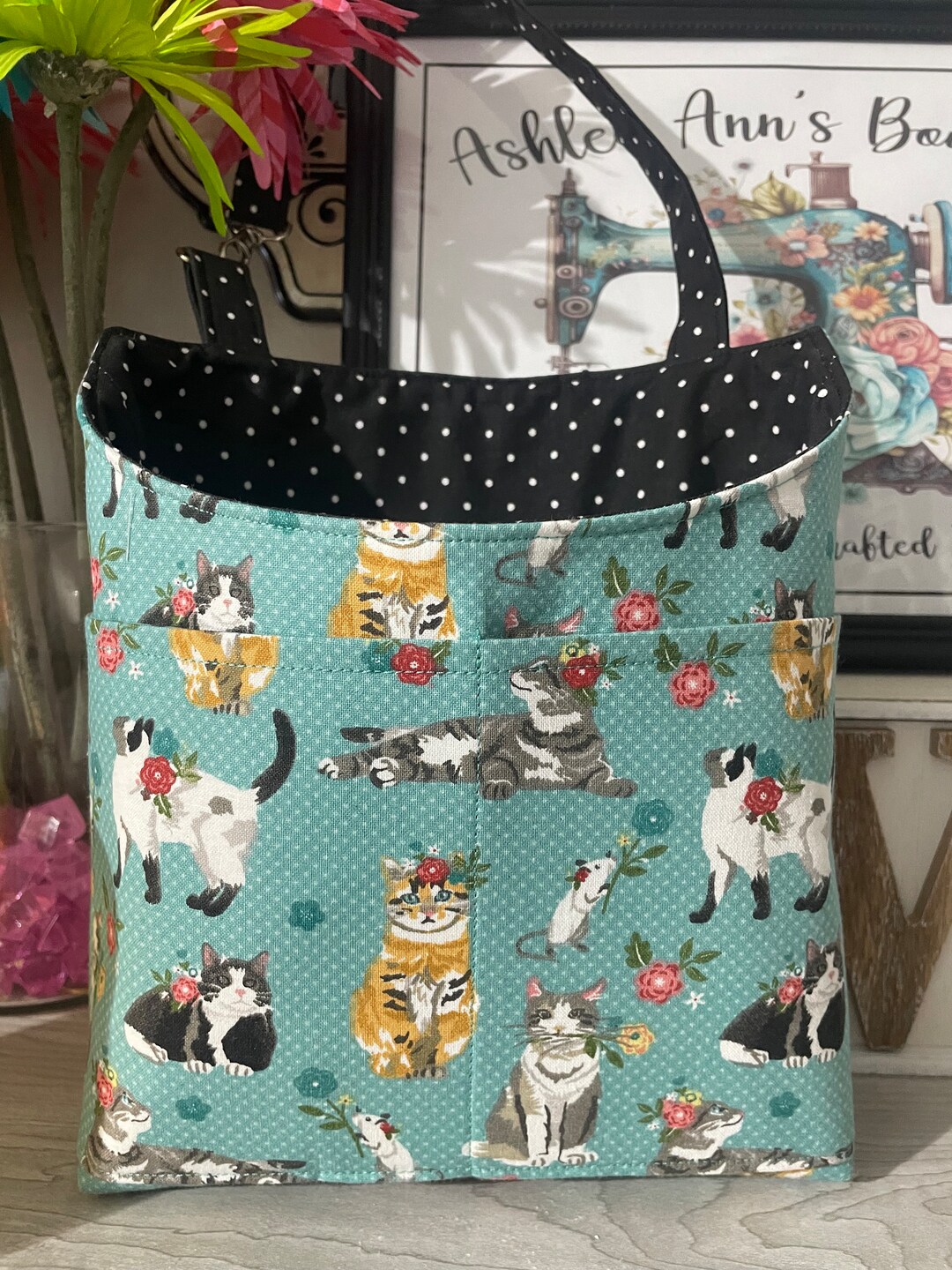 Car Caddy Cute Cats - Etsy