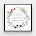 Psalm 20:7 Floral Bible Verse Print, Scripture Wall Art (digital ...