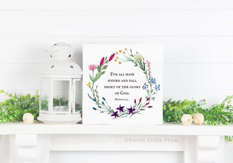 Romans 2 23 Bible Verse Printable Sign for All Have Sinned - Etsy