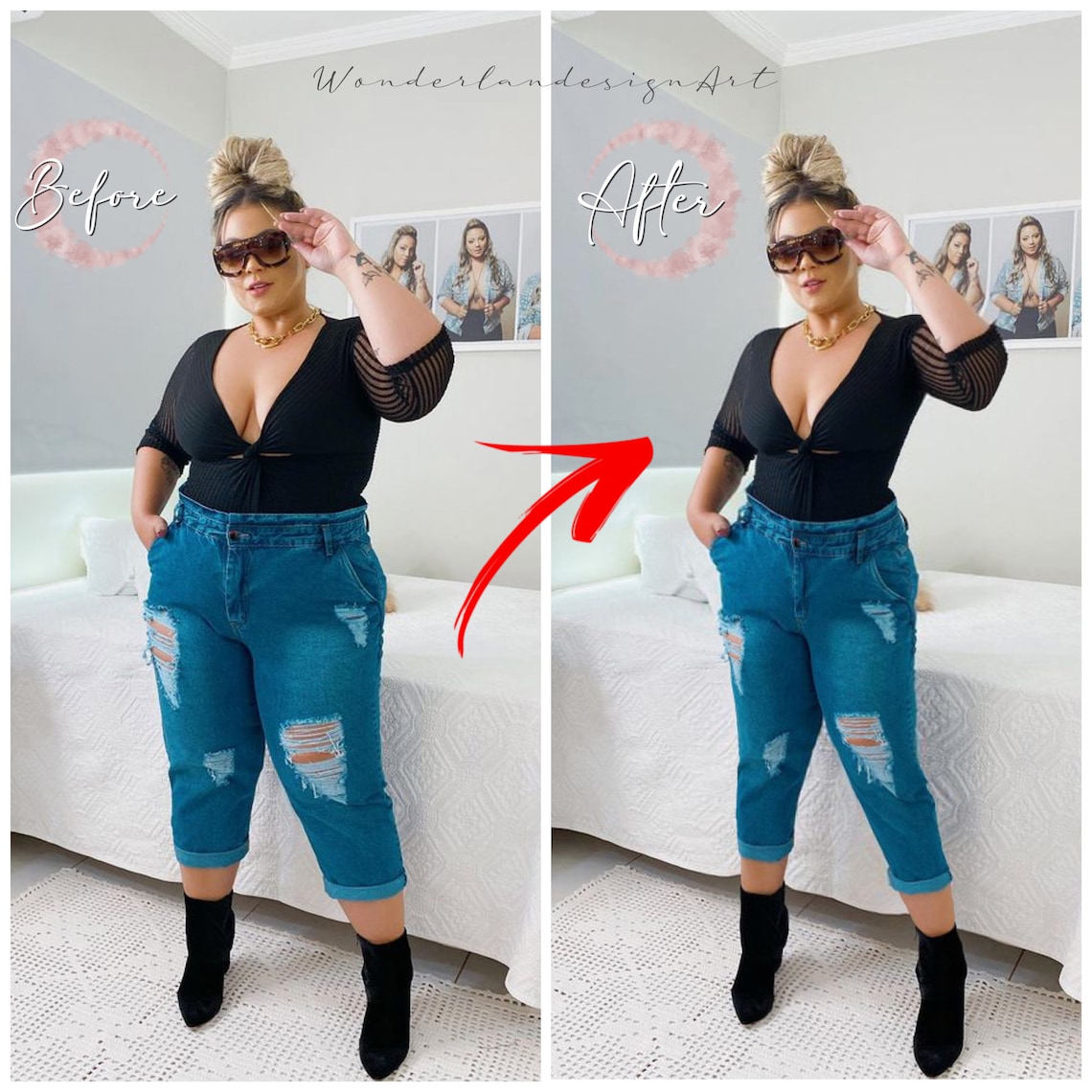 Photo Editing-professional Photo Retouching Digital Body - Etsy