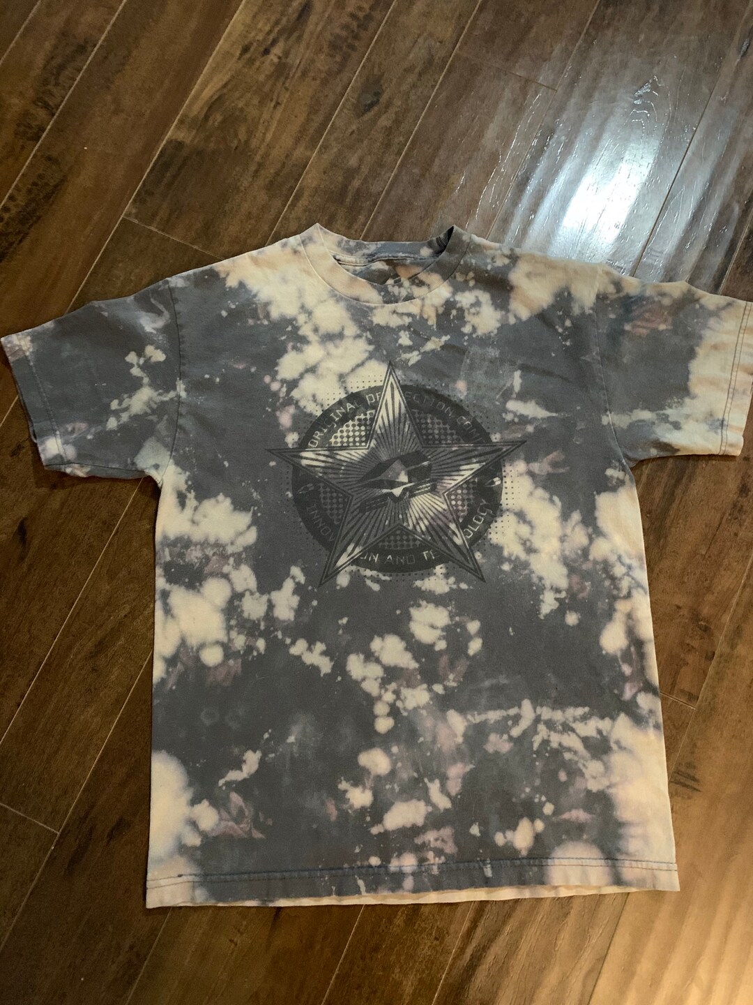 Evs racing acid wash bleach shirt medium - Etsy France