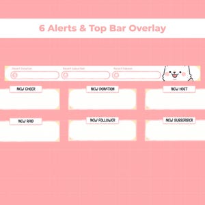 Cute Adorable Dog Stream Overlay for Twitch - Etsy