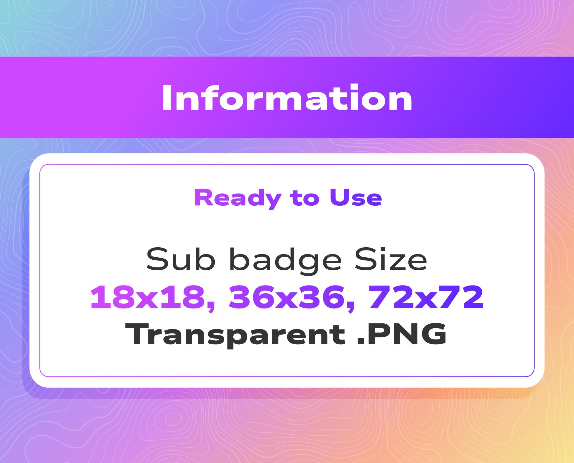 Bomb Sub Badge & Bit Badges for Twitch, Vector Badges - Etsy