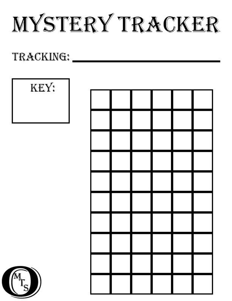 60 Box Mystery Habit Tracker Design 602 - Etsy
