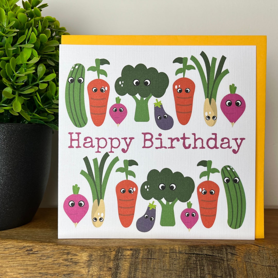 Personalised Happy Birthday Card / Happy Birthday / Name Card - Etsy