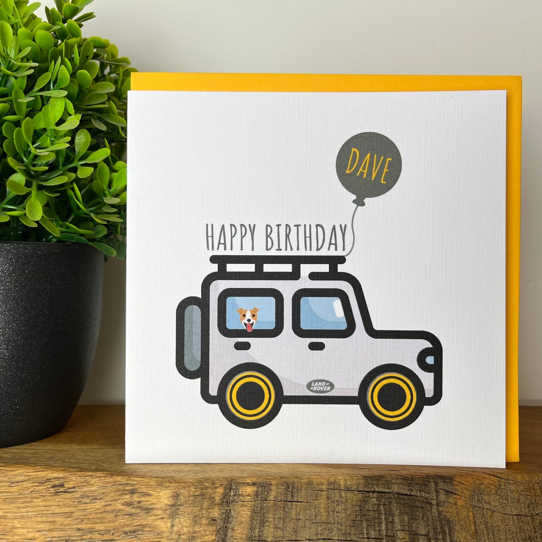 Personalised Happy Birthday Card / Happy Birthday / Name Card / Age ...