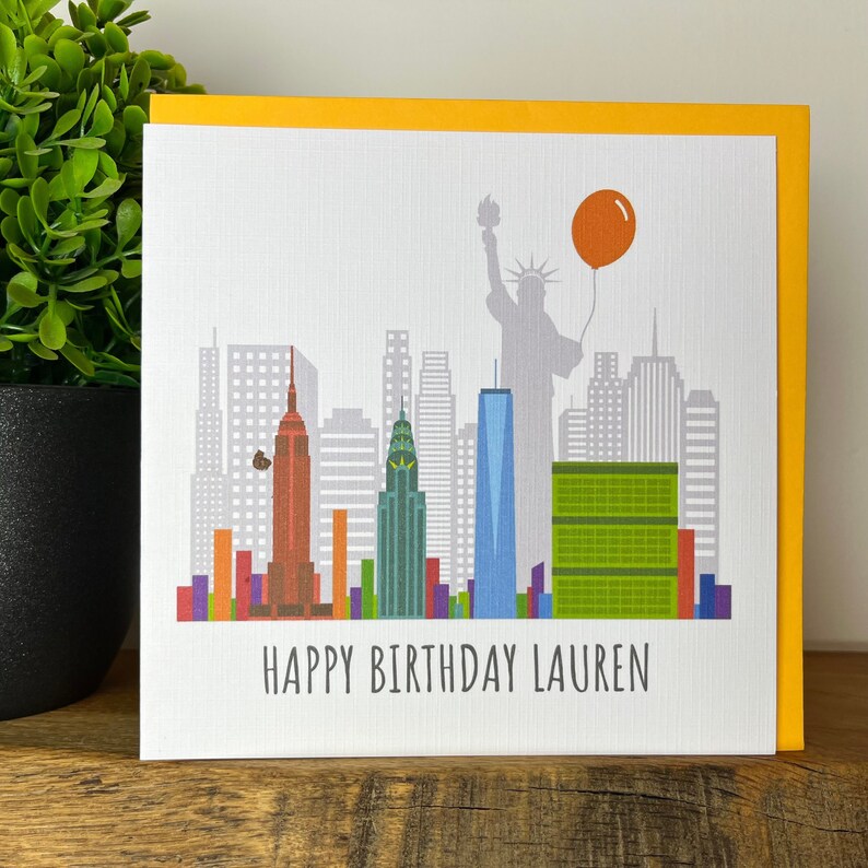 Personalised Happy Birthday Card / Happy Birthday / Name Card - Etsy