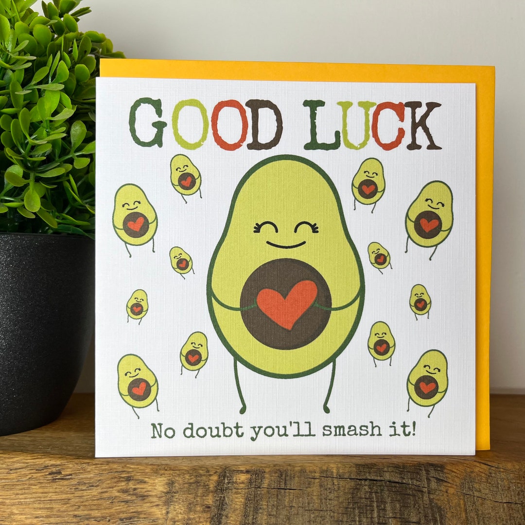 Good Luck / Good Luck Card / No Doubt You'll Smash It / - Etsy