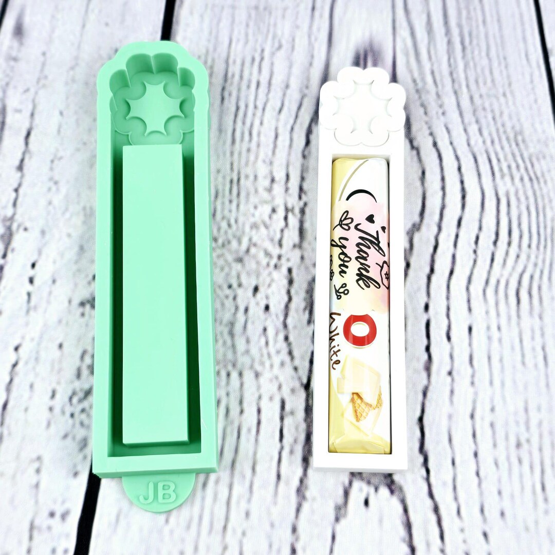 Silicone Mold Duplo Packaging Clover Leaf and Heart, Gift, Souvenir ...