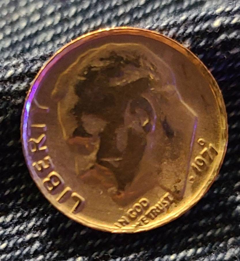 1971 Roosevelt 1971 D error dime extremely rear wide rim | Etsy