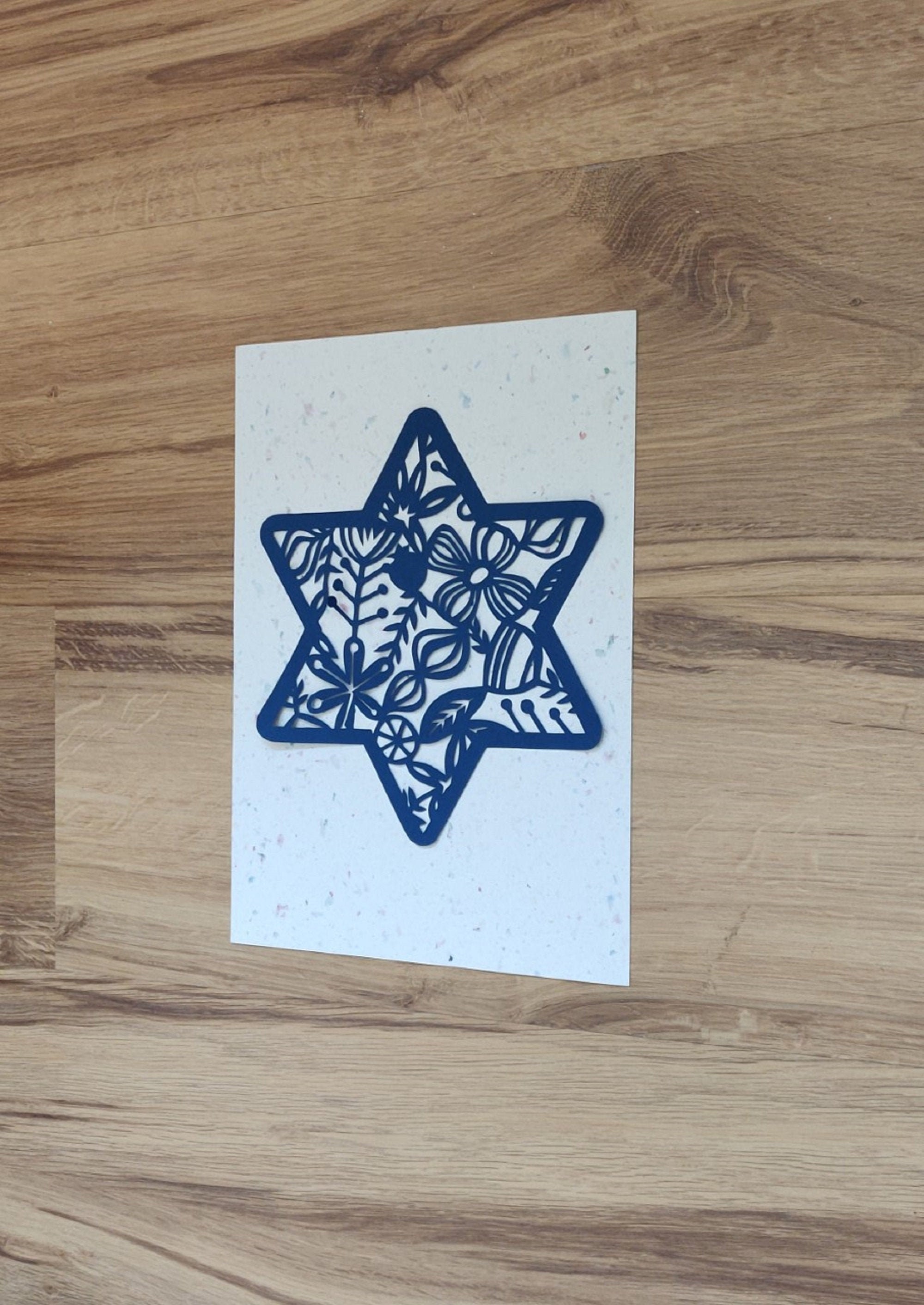 STAR OF DAVID Papercut, Judaica Art, Jewish Papercutting, Jewish Gift ...