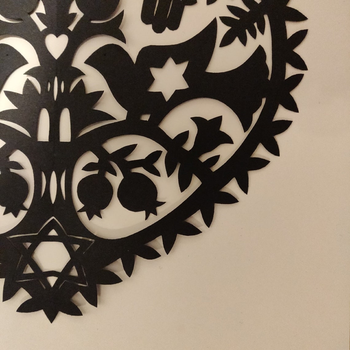 JEWISH HEART Papercutting Jewish Paper Art Heart Papercut - Etsy