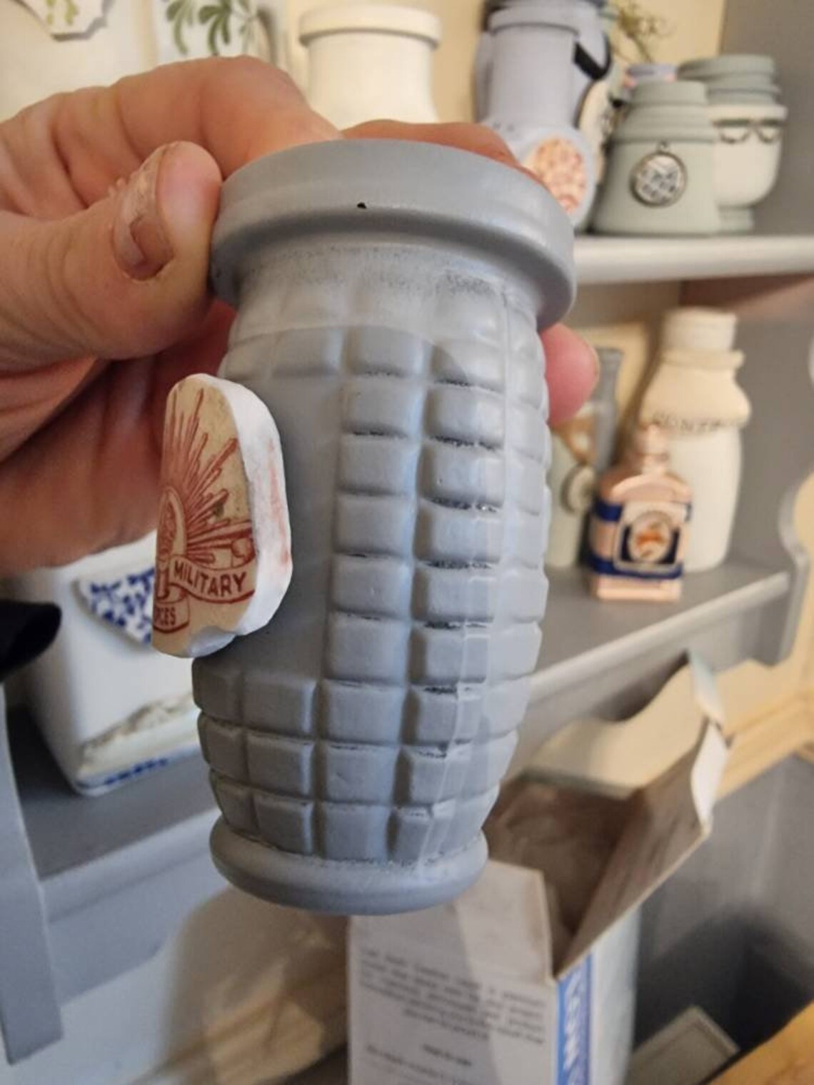 WW1 Austrailian Military Forces Upcylcled Vintage Pottery on Pecks ...