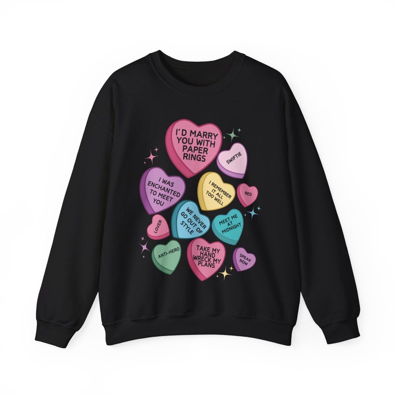 Conversation Hearts Taylors Version Valentines Day Crewneck