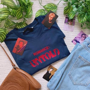 Enhypen Romance: Untold Inspired Embroidered Tshirt and Sweatshirt ...