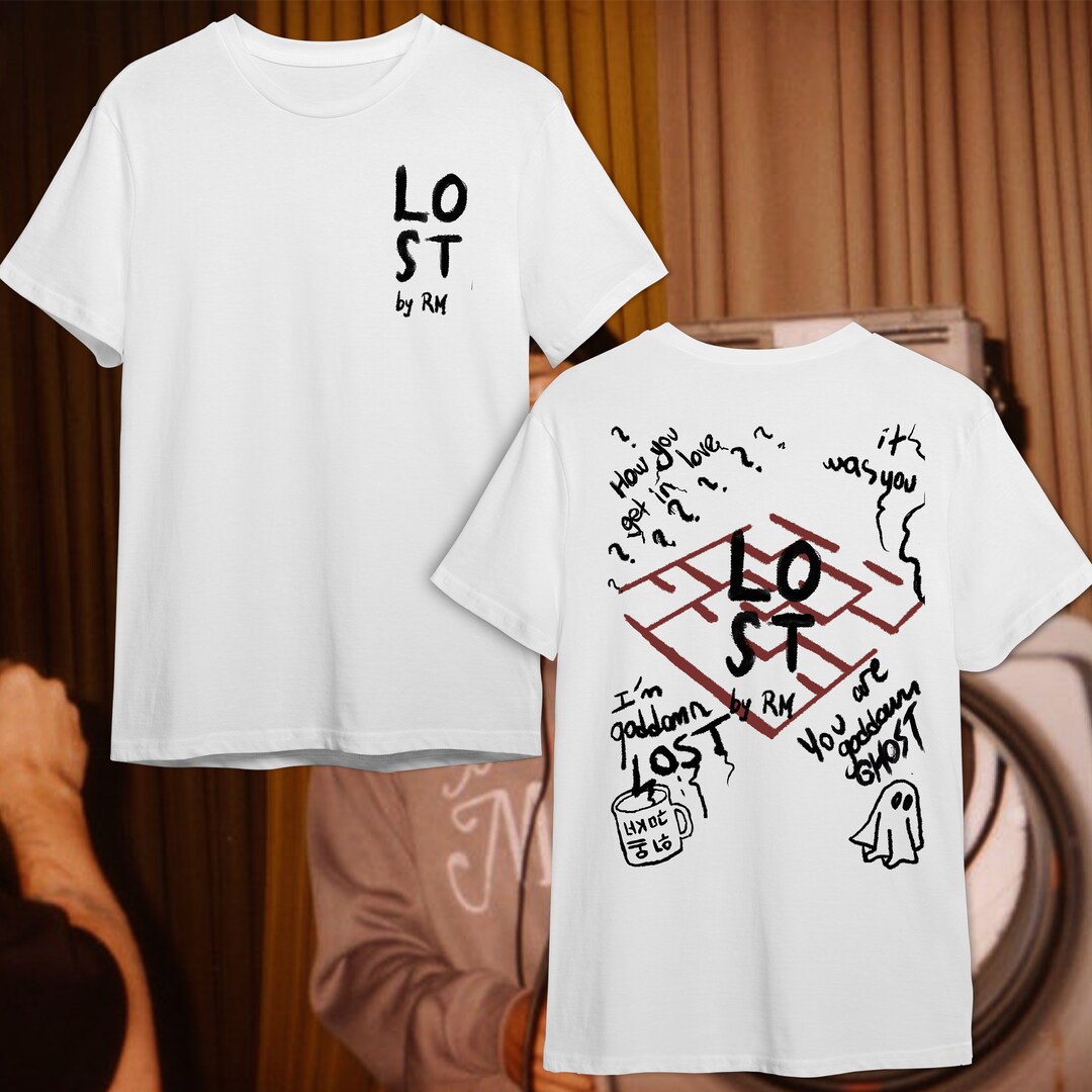 Namjoon Lost Tee, Rm Rpwp Tshirt, Lost Tshirt - Etsy