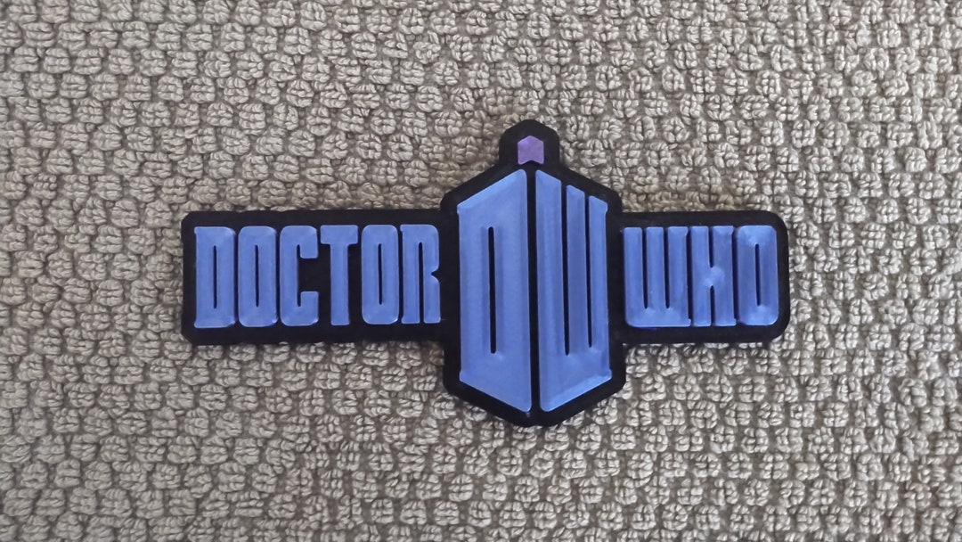 Dr. Who DW Logo Kitchen Magnet 80s Cartoon Classic TV Show Memorabilia ...