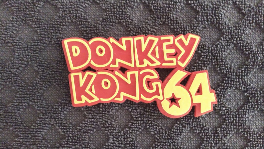 Donkey Kong 64 Logo Kitchen Magnet NES SNES Sega Genesis N64 Vintage ...