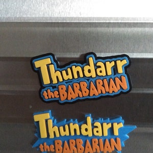 Thundarr the Barbarian New Logo Kitchen Magnet 80s Cartoon Classic TV ...