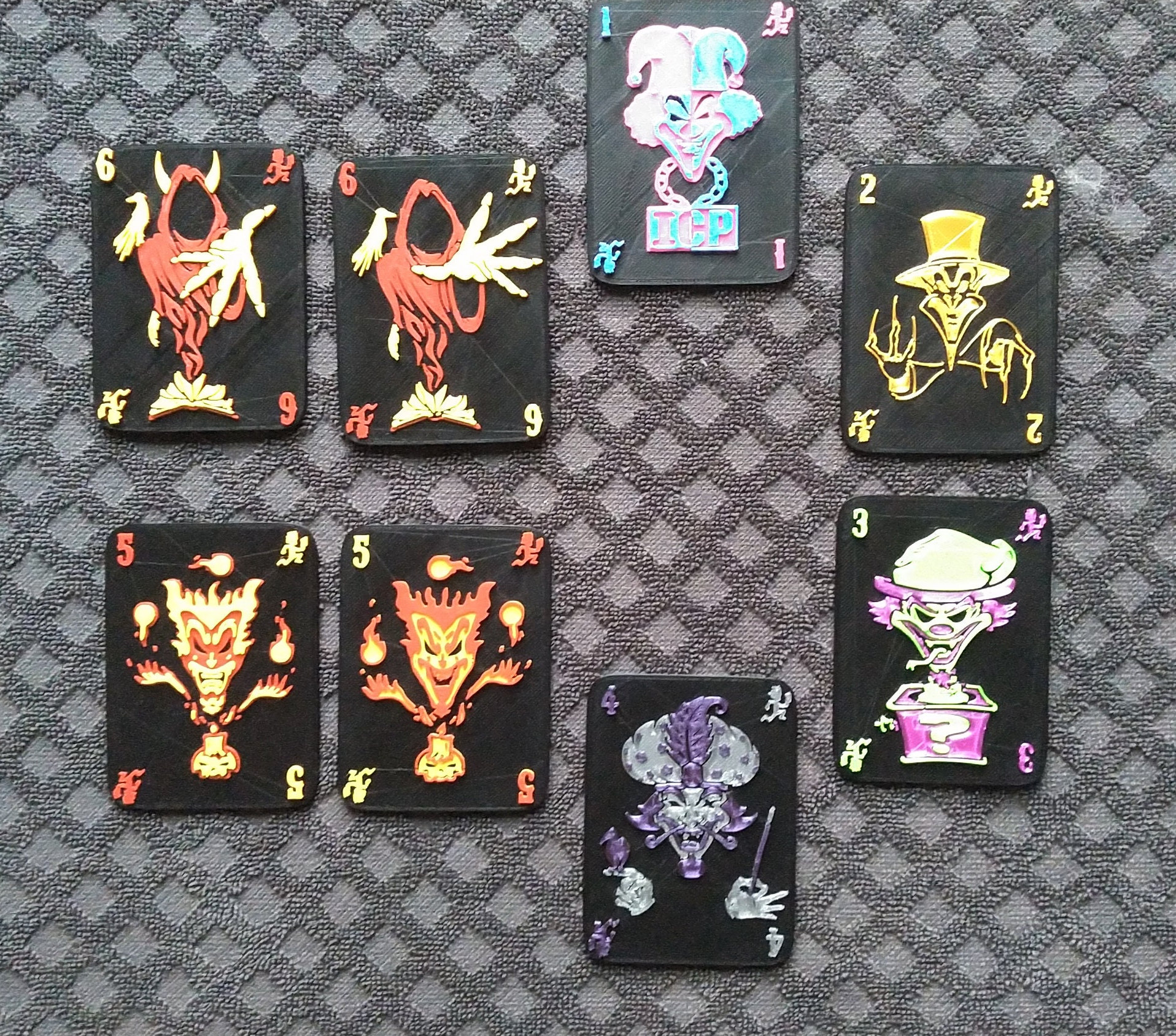 Icp Joker Cards 3d
