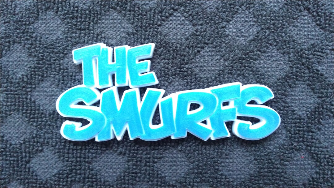 The Smurfs Kitchen Magnet Cartoon Classic TV Show Memorabilia ...