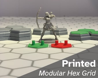 TTRPG Modular Hex Grid 3D Printing Files - Etsy