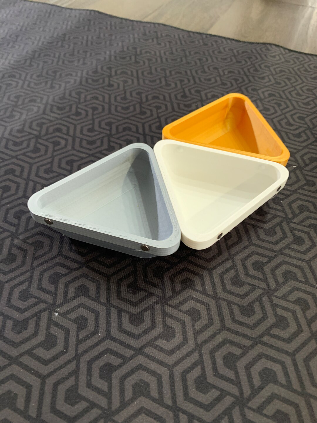 3 Triangular Magnetic Game Tray Set - Etsy