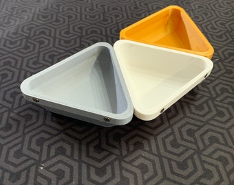 6 Triangular Magnetic Game Tray Set - Etsy