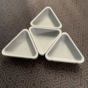 6 Triangular Magnetic Game Tray Set - Etsy