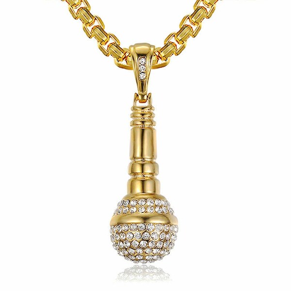 Microphone Necklace - Etsy