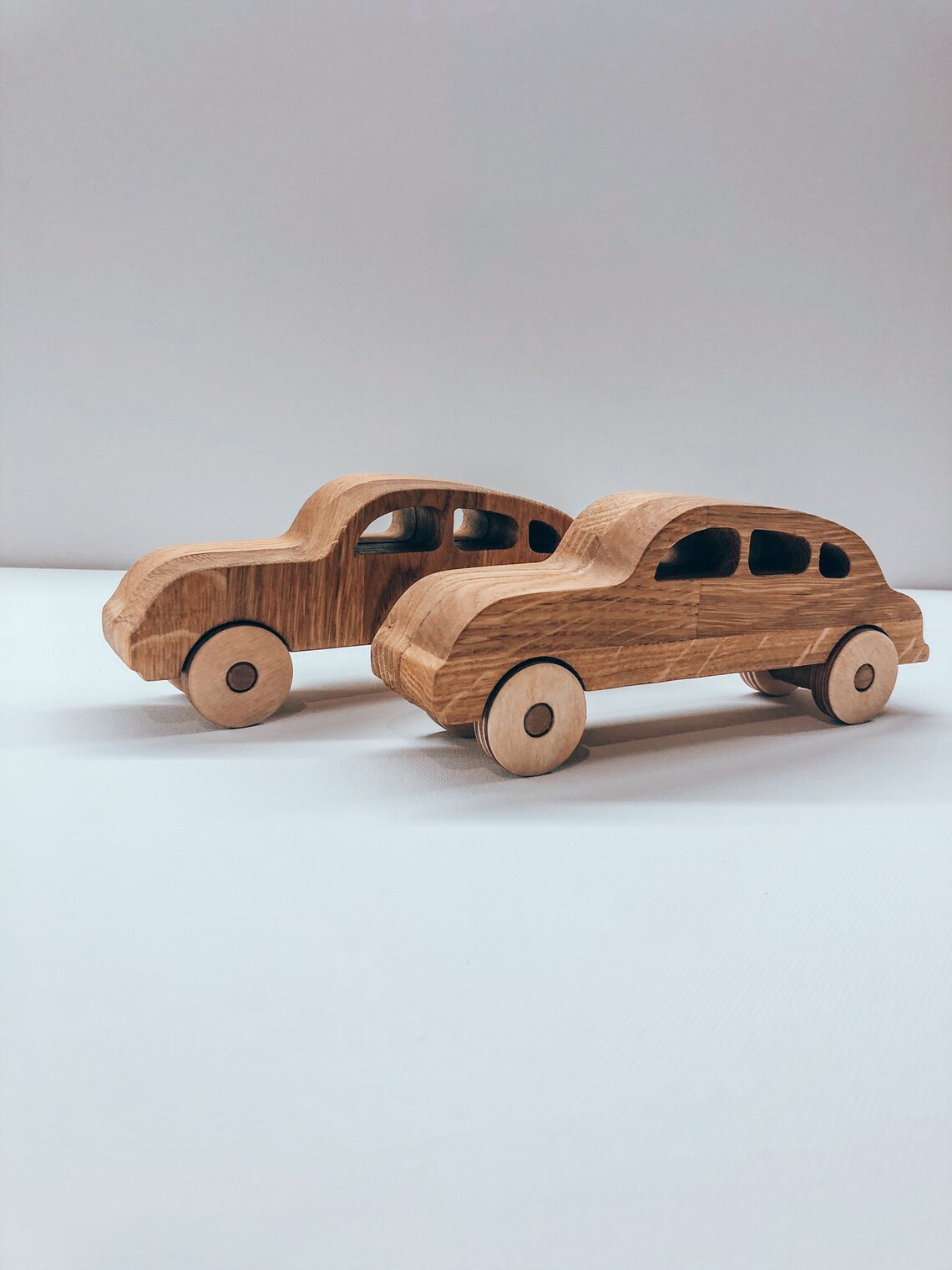 Retro Auto aus Holz, Vintage Holzauto, Oldtimer, Umweltfreundliches ...