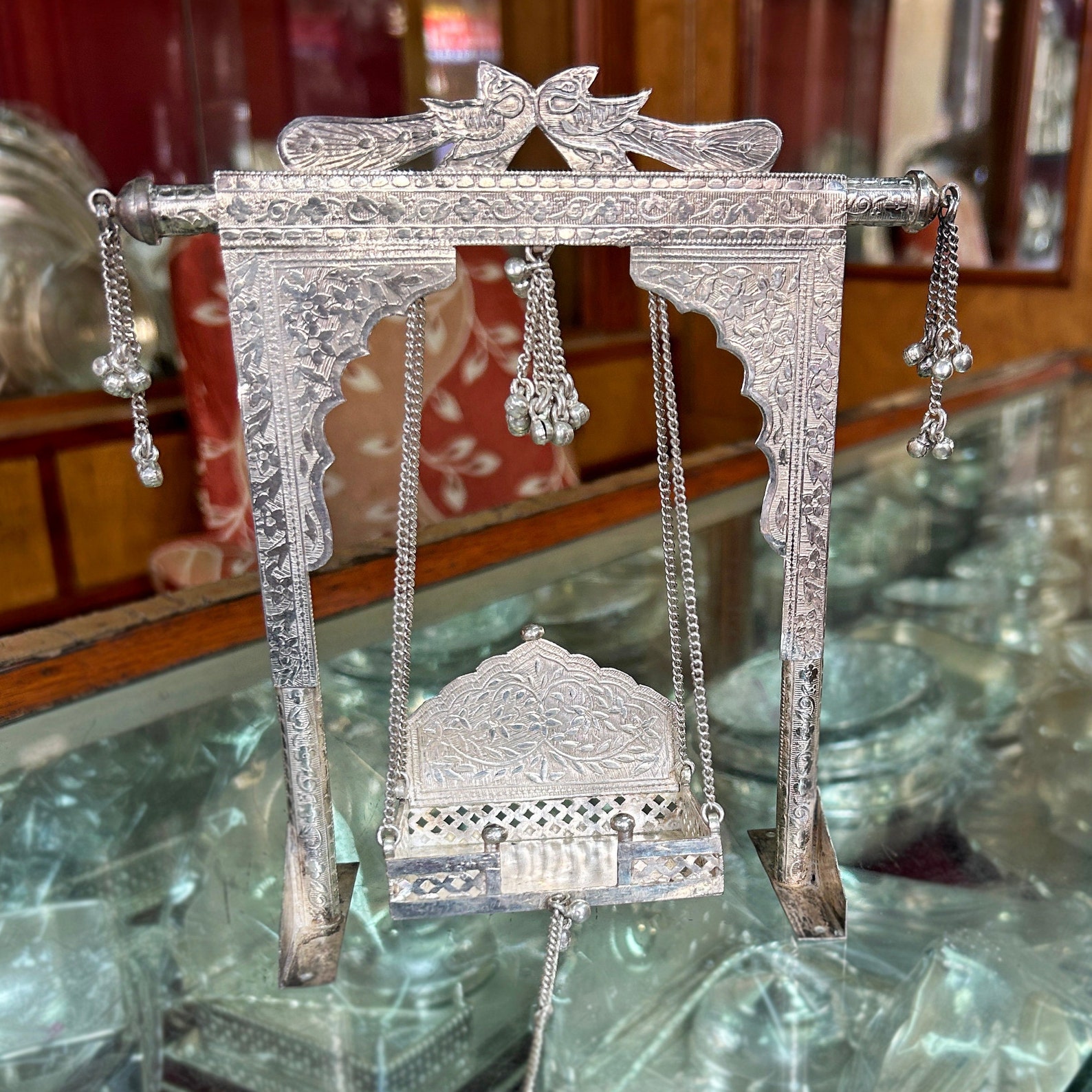 925 Sterling Silver Bal Gopal Jhula, Child Krishna Palana, Little ...