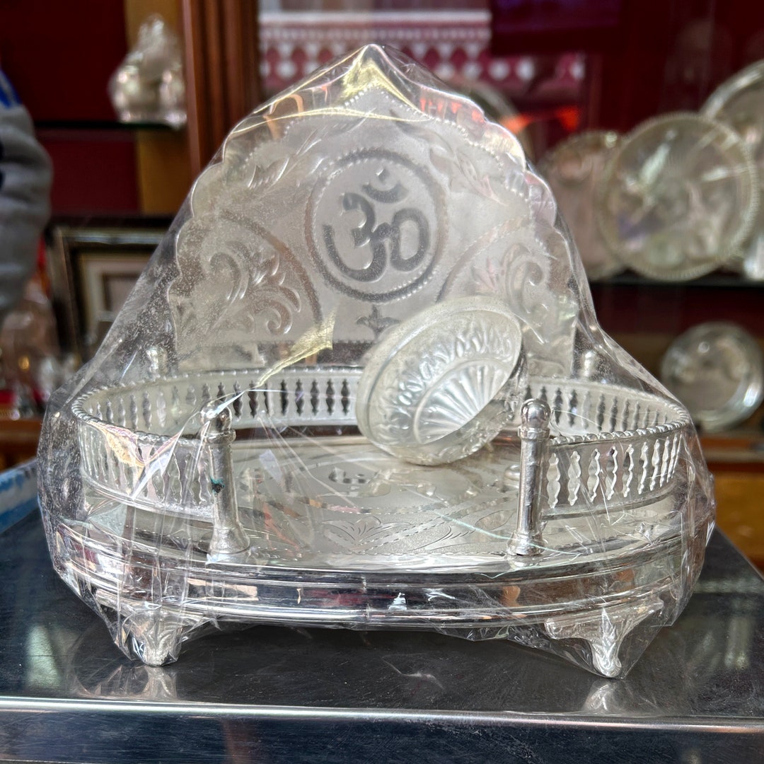 925 Pure Sterling Silver Handcrafted Singhasan, Hindu Idol Throne, God ...