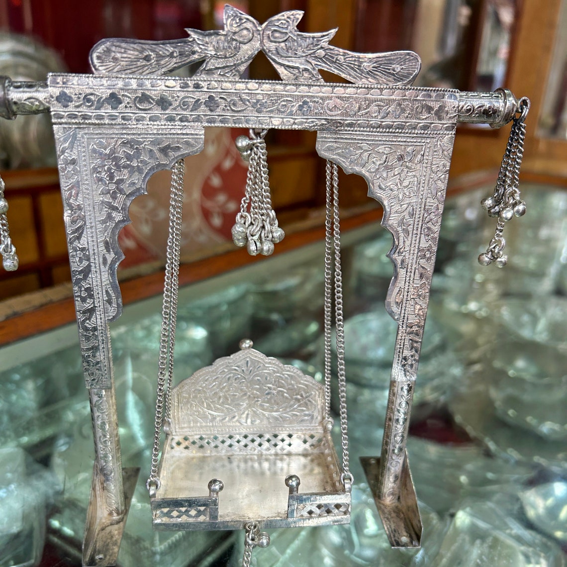 925 Sterling Silver Bal Gopal Jhula, Child Krishna Palana, Little ...