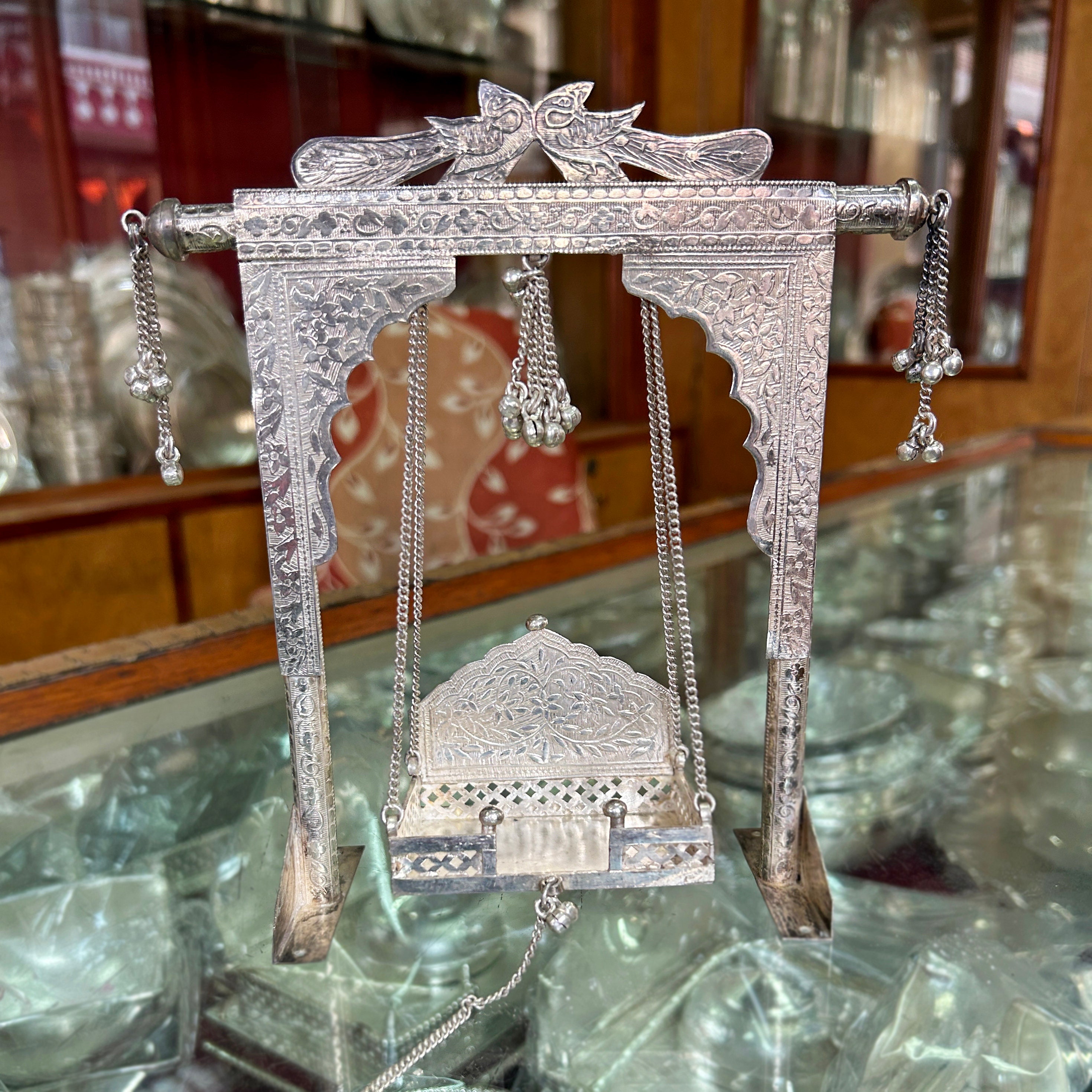 925 Sterling Silver Bal Gopal Jhula, Child Krishna Palana, Little ...