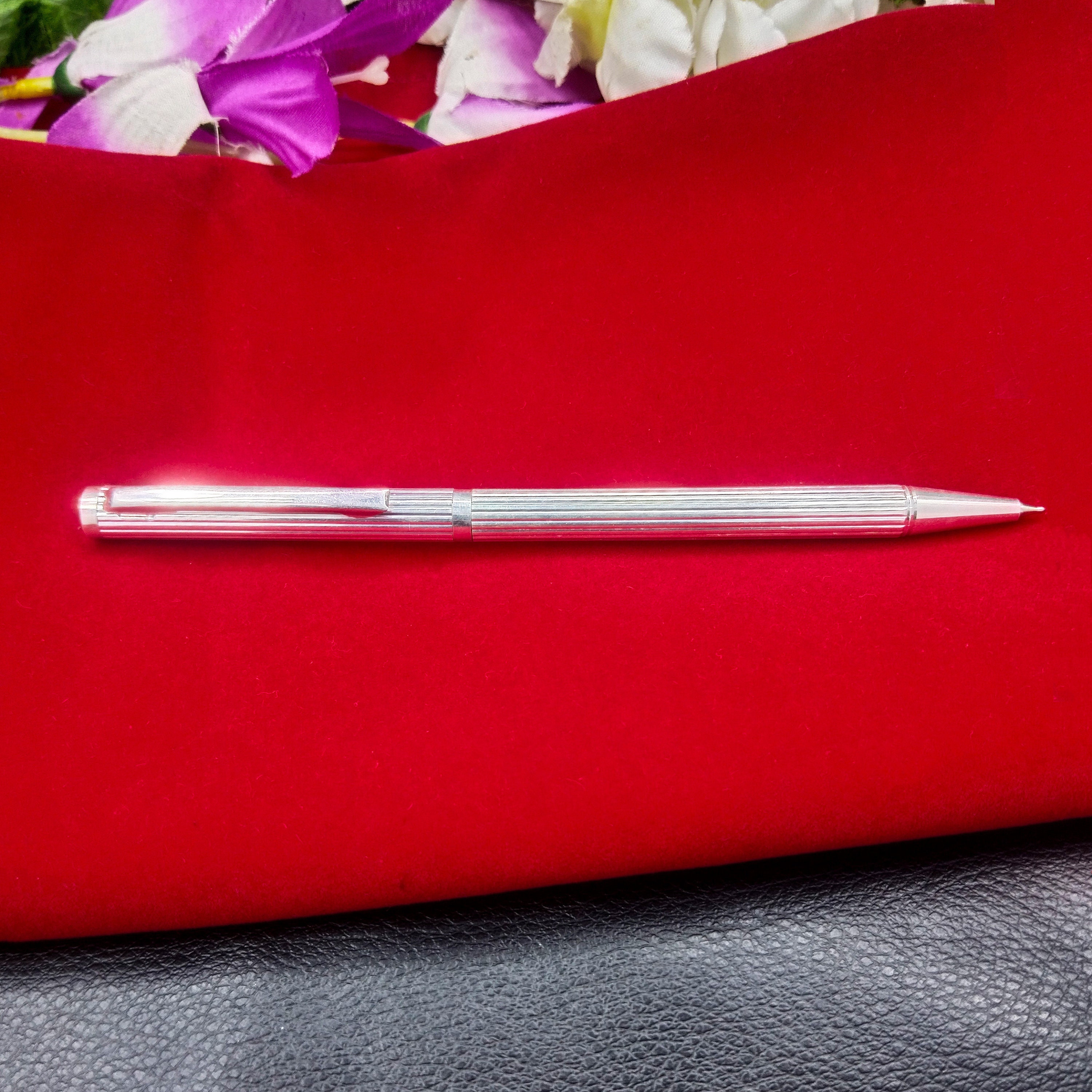 925 Sterling Silver Ballpoint Pen Hallmarked 925 Elegant Silver Writing ...