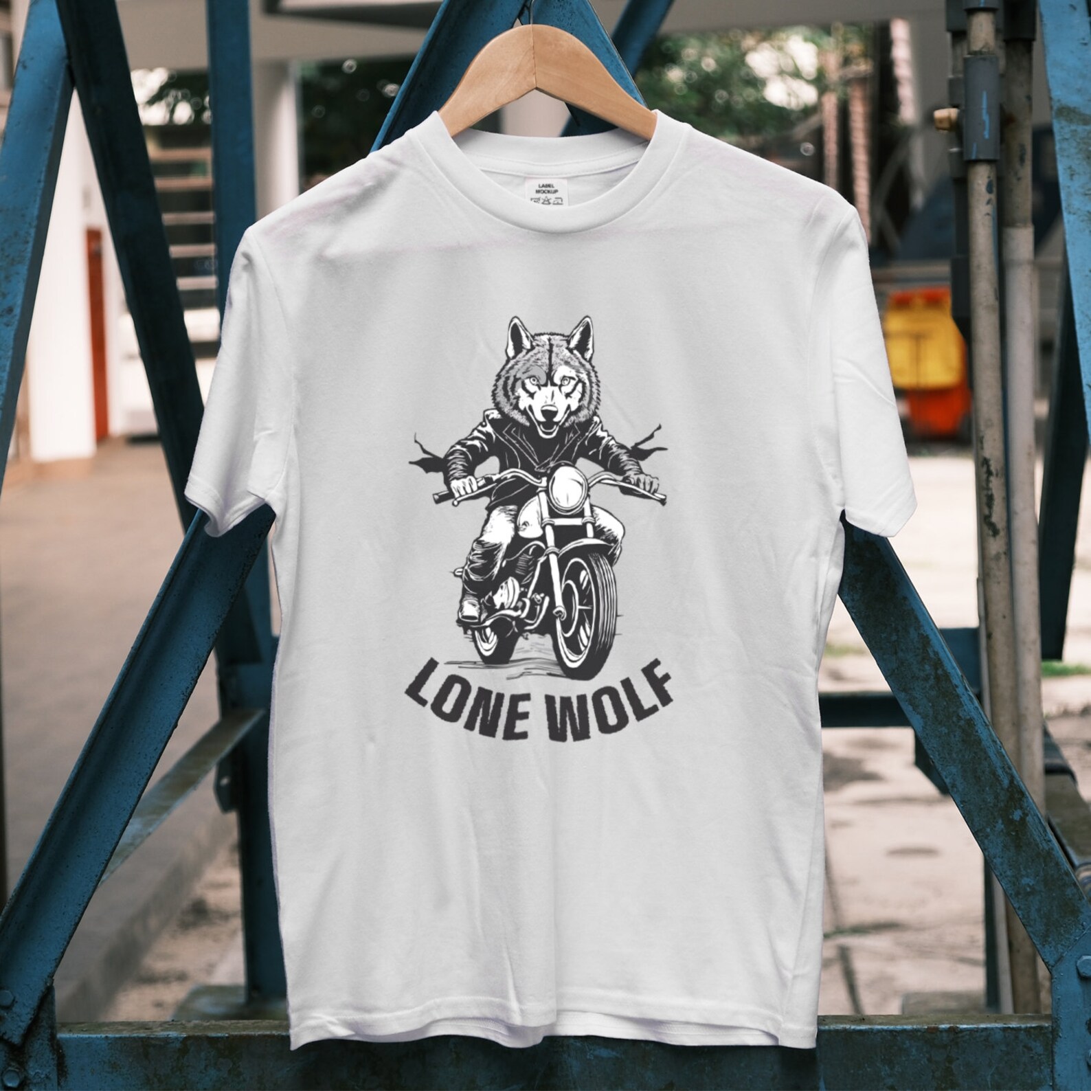 Lone Wolf Biker PNG, Motorcycle Riding Wolf Digital Download - Etsy
