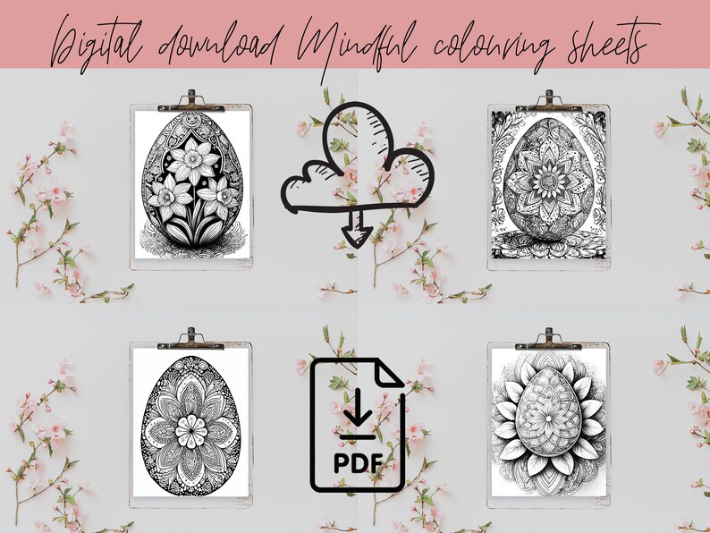 Easter Colouring Pages, Quick and Easy Printable PDF Activity for Kids ...