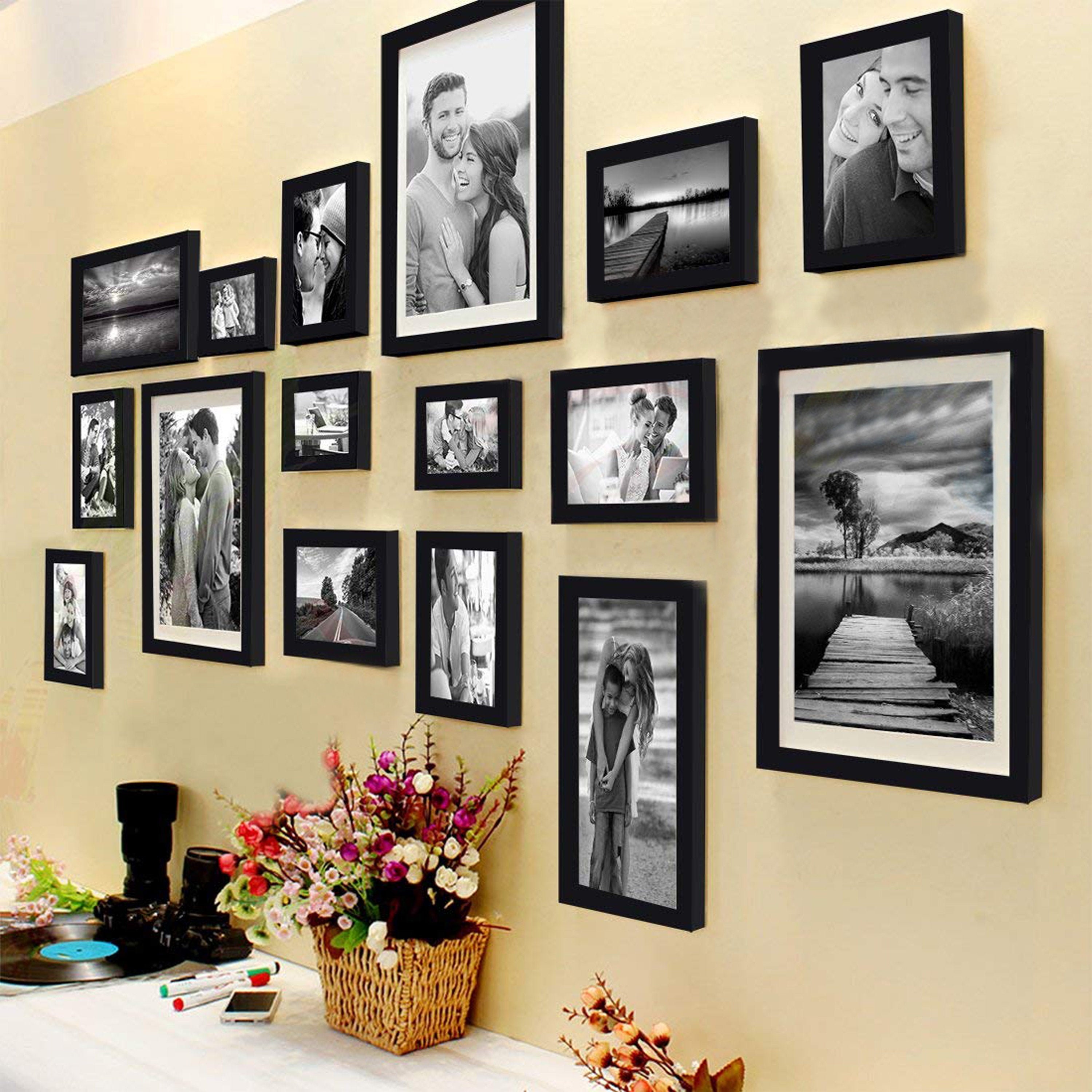 Photo Picture Wall Frame Set Gallery Modern 16 - Etsy