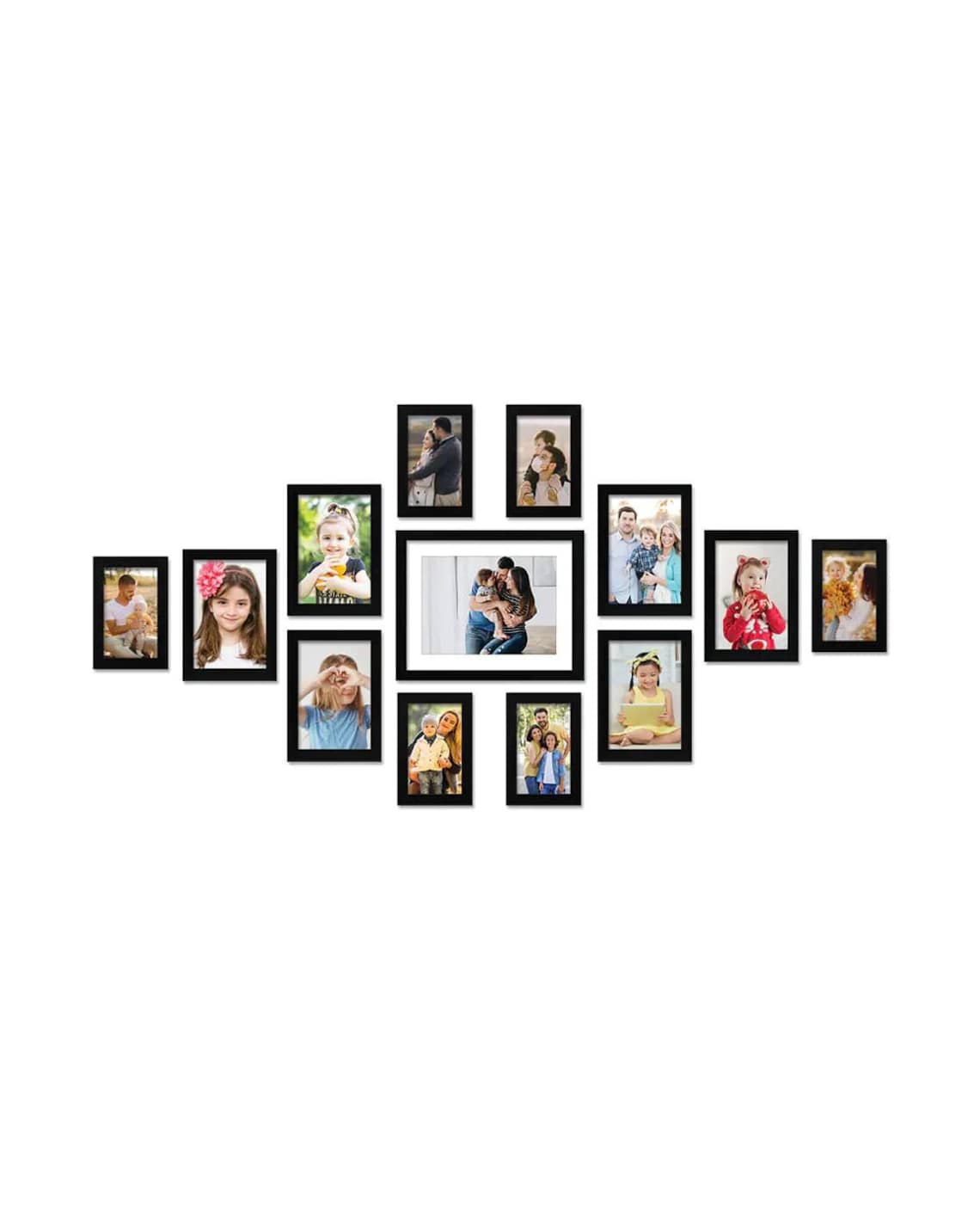 GALLERY WALL Wall Art Décor Set of 13 Frames Black Frames Picture ...