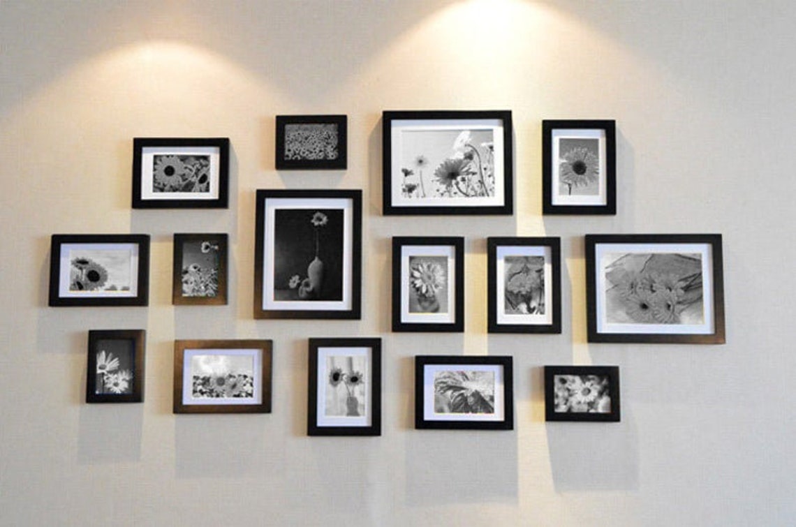 Photo Picture Wall Frame Set Gallery Modern 15 | Etsy
