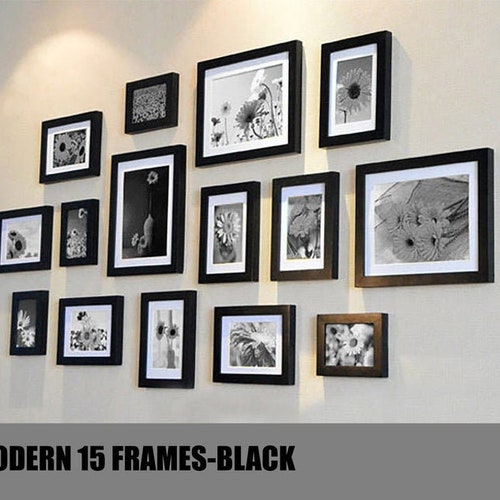 Photo Picture Wall Frame Set Gallery Modern 12 - Etsy