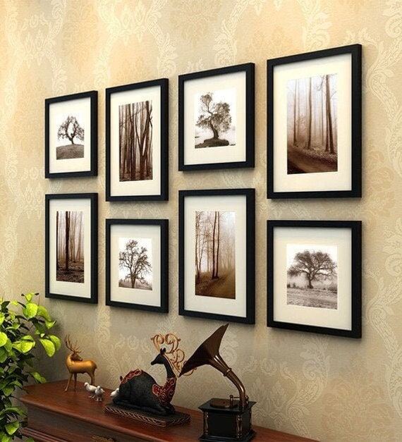 Photo Picture Wall Frame Set Gallery Modern 8 - Etsy