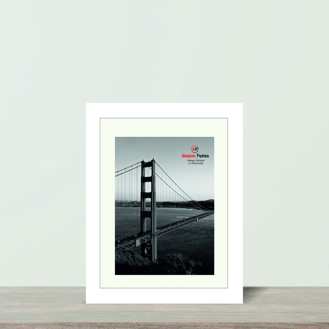 Contemporary, Modern White Picture Frame, 2cm Wide, Amazon Frames Thin ...