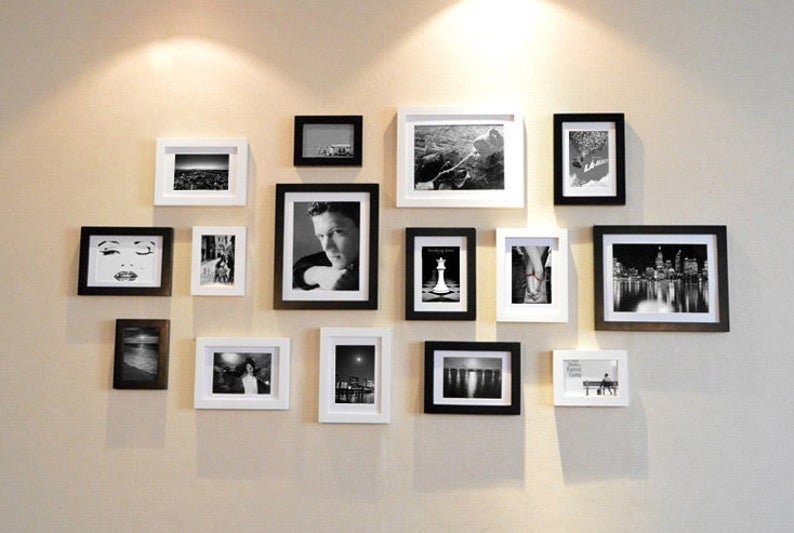 Photo Picture Wall Frame Set Gallery Modern 15 | Etsy