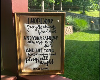 Zach Bryan Sign - Etsy