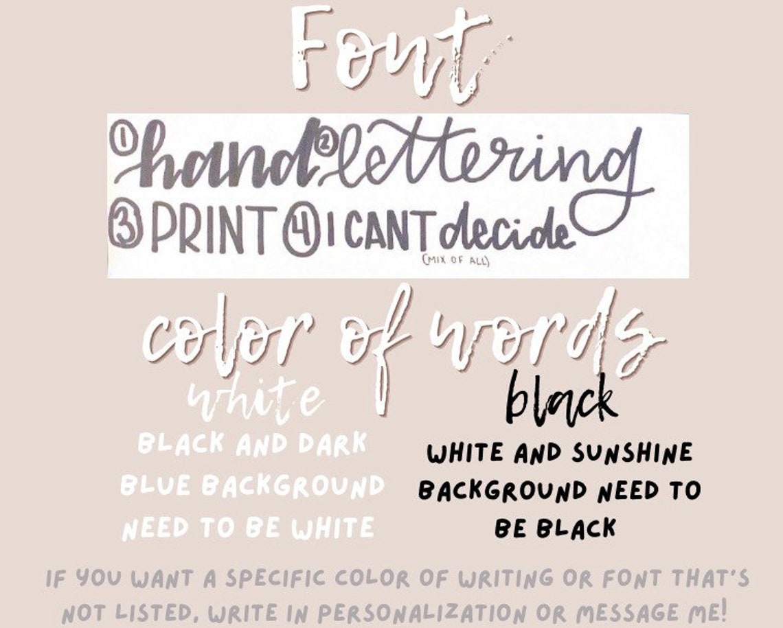 Personalized Quote Sign. Handwritten Signs Made to Order - Etsy