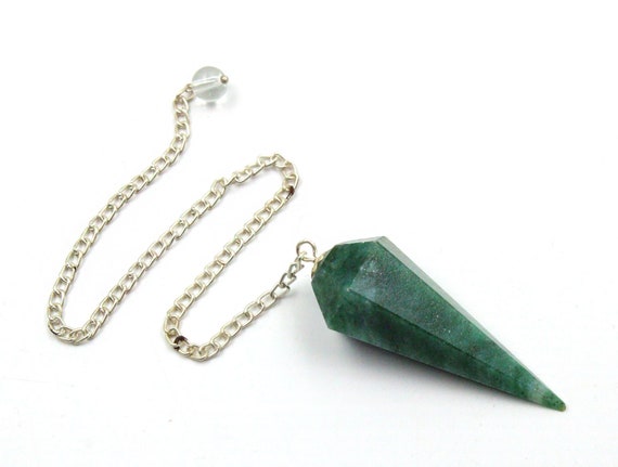 Green Jade Gemstone Pendulum Green Jade Healing Crystal - Etsy