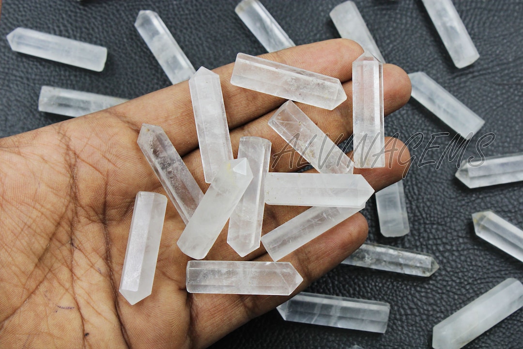 AAA Natural Crystal Quartz Pencil Points, Crystal Quartz Obelisk Mini ...